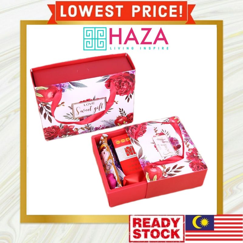 TIFFANY Box Wedding Kenduri paperbag box ribbon beg kertas hadiah ...