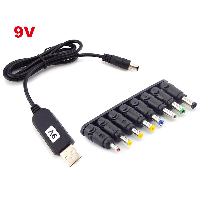 USB to DC Power Cable Universal USB to DC Jack Charging Cable Power ...