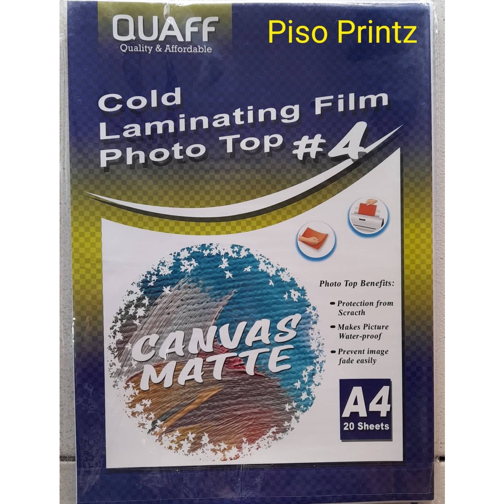 Photo Top CANVASS MATTE sold per PACK | Shopee Philippines