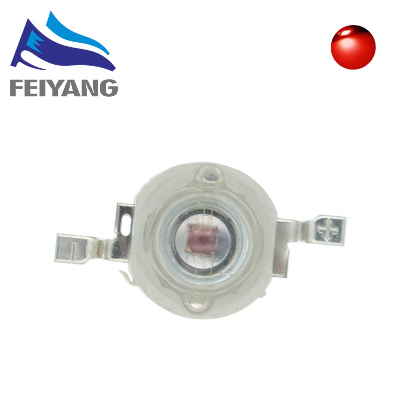 10pcs 1W 3W LED High power Lamp beads Pure White/Warm White/Red/Green ...