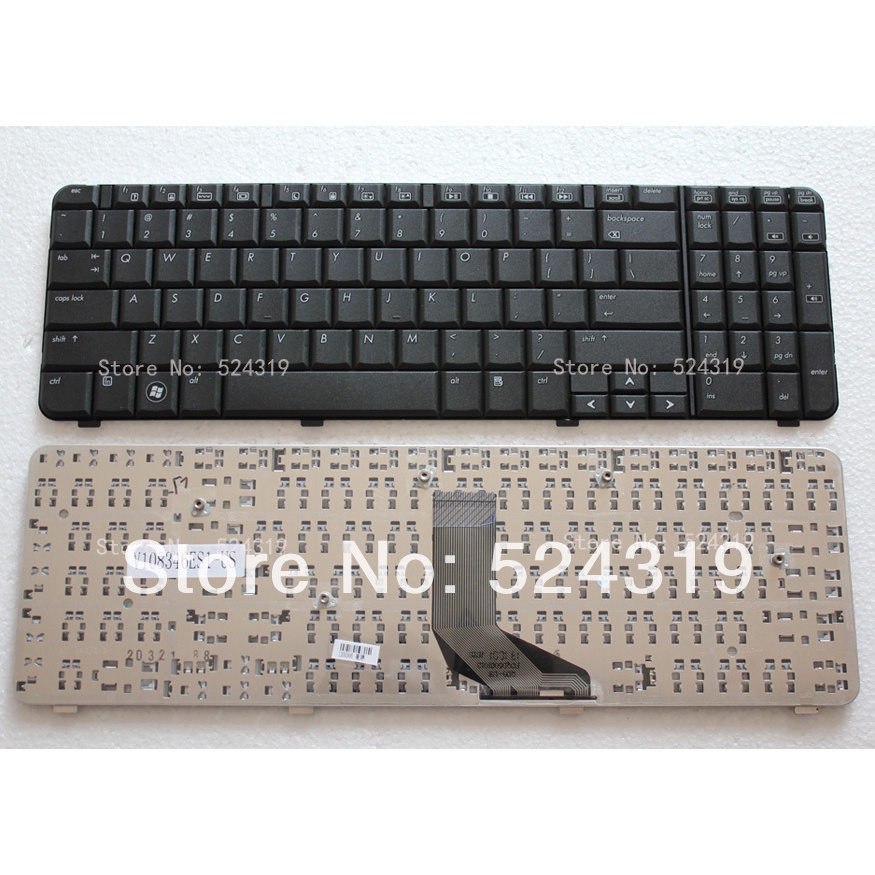 100% New Laptop Keyboard for HP CQ61 G61 G61-300 US Layout Black ...