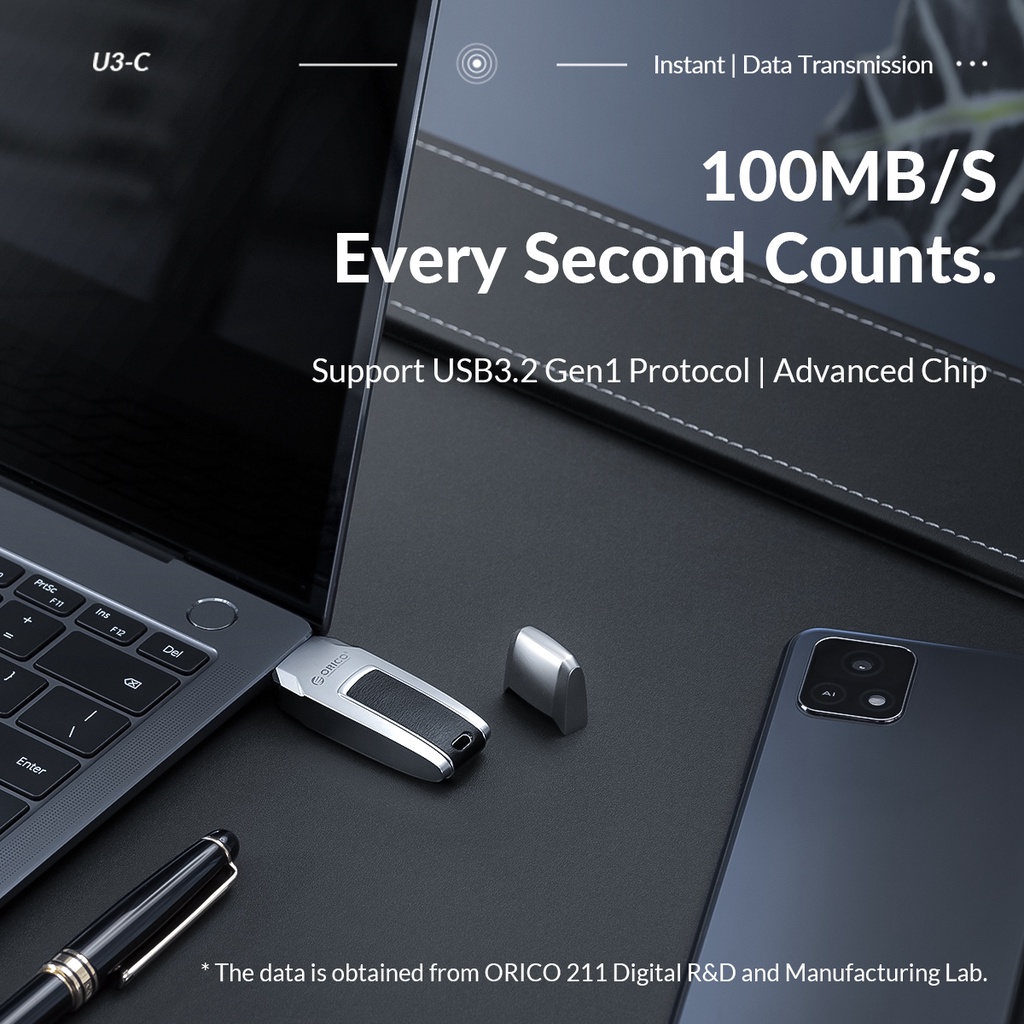 ORICO USB Flash Drive Original 32GB 64GB 128GB 256GB Type C Memory ...
