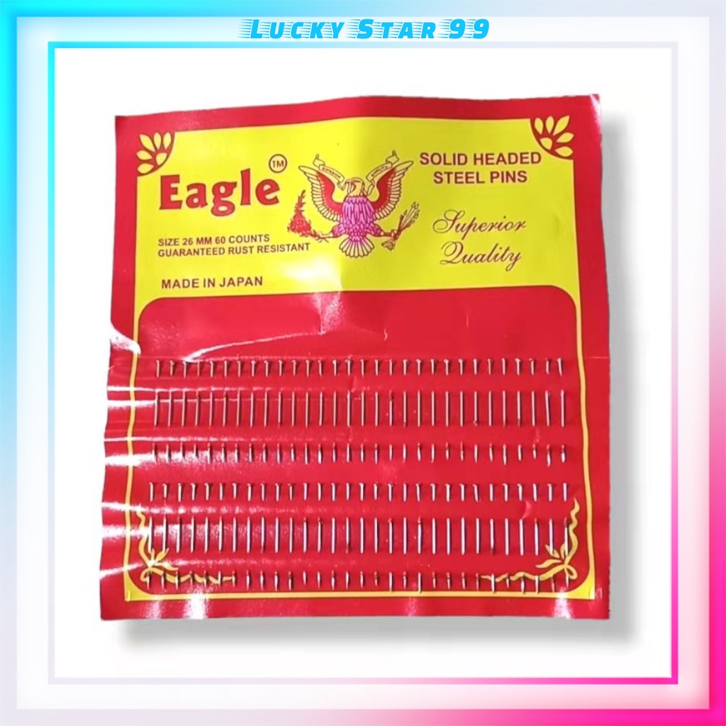 60pcs Solid Headed Steel Pin 26mm | Shopee Philippines