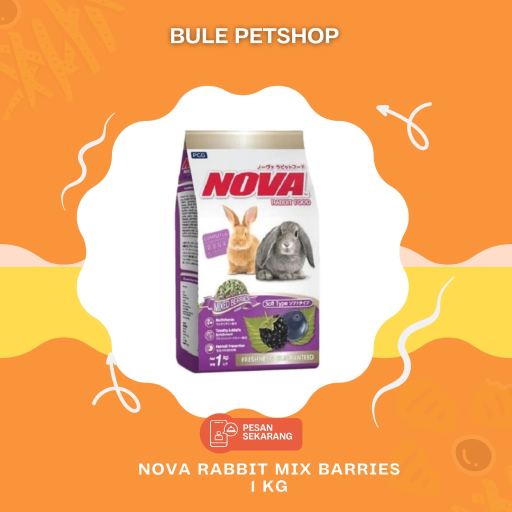 Nova Rabbit Food MixBarries Rabbit Food 1kg | Shopee Philippines