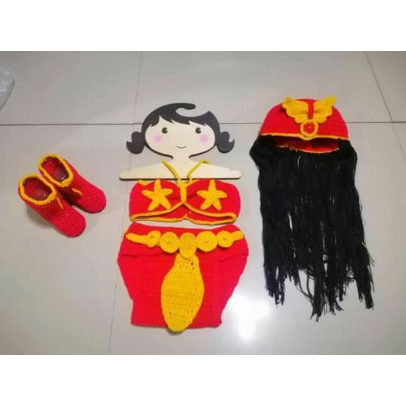 Darna Costume crochet for baby milestone | Shopee Philippines
