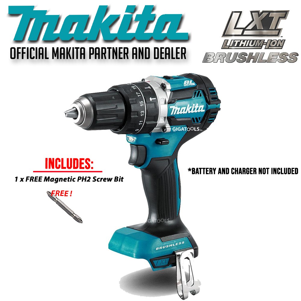 Makita DHP484Z Brushless Cordless Hammer Driver Drill 18V ( BARE ...