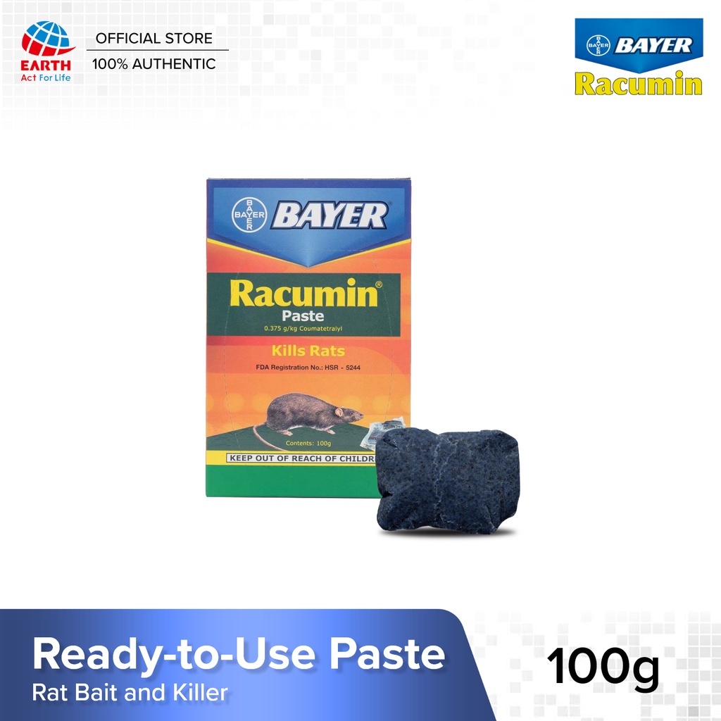 Bayer Racumin Ready-To-Use Paste Rat Killer 100g | Shopee Philippines