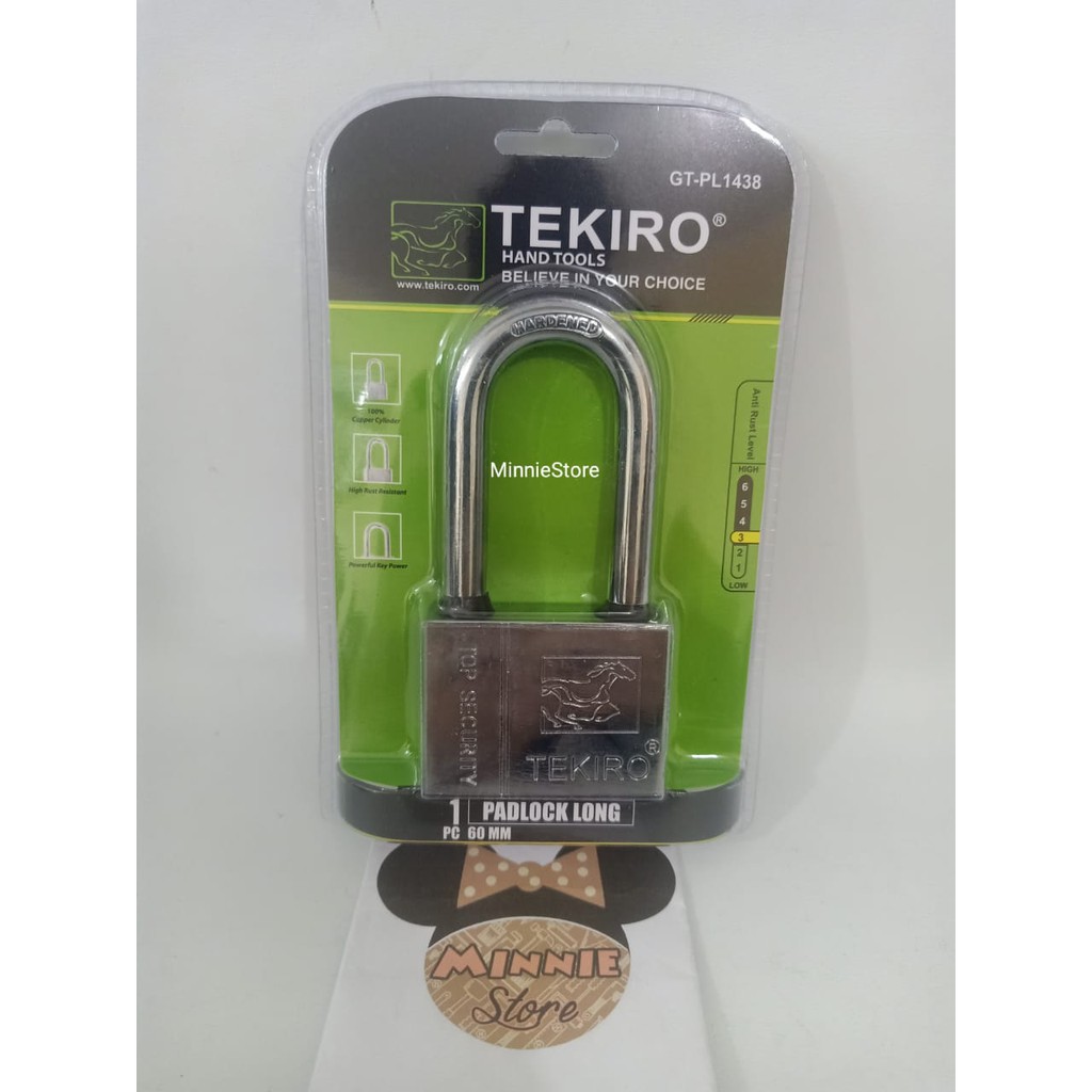 Tekiro Padlock 60mm Long - 60mm Long Neck Padlock | Shopee Philippines