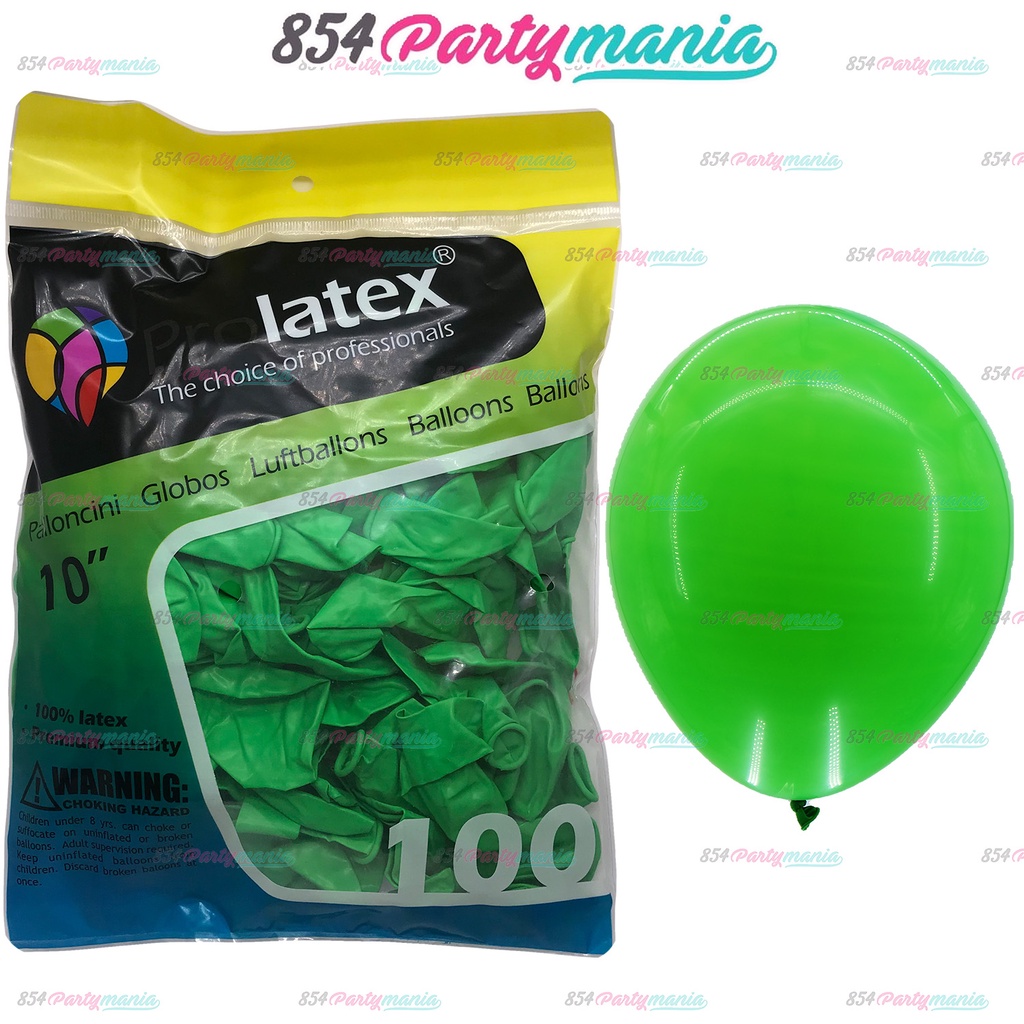 100PCS Size 10 Balloons Standard Prolatex Ordinary Birthday Party Needs ...