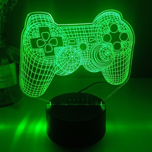 3D led Light night light Playsstation Gaming Room Desk Night Lamp ...