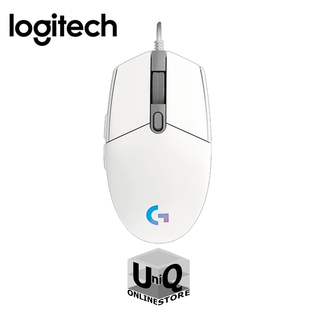 Logitech G102 LIGHTSYNC RGB Gaming Mouse White, Gaming-grade Sensor ...