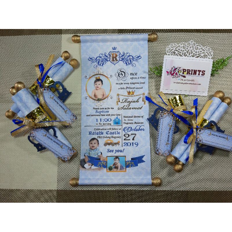 20pcs Mini Scroll Invitations | Shopee Philippines