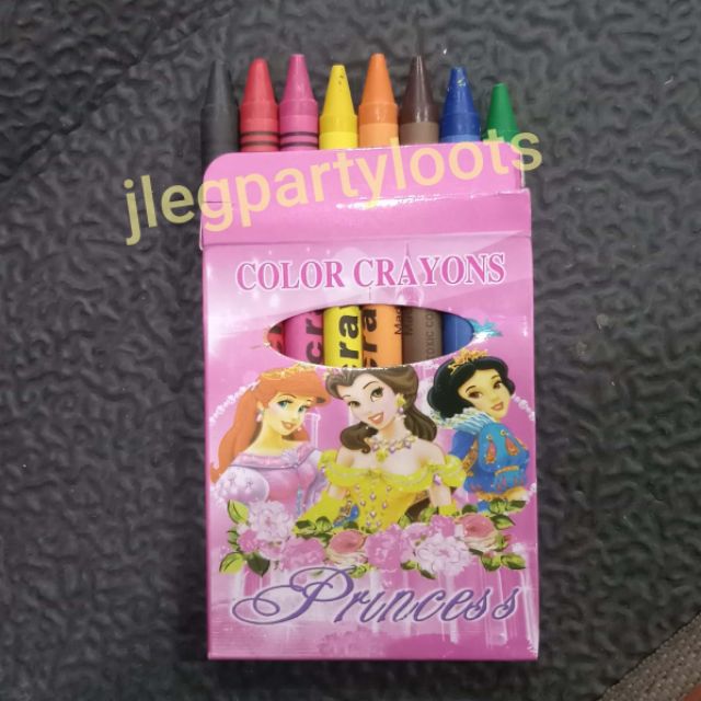 8pcs Disney Princesses/princess Regular Size Crayons/Color giveaways ...