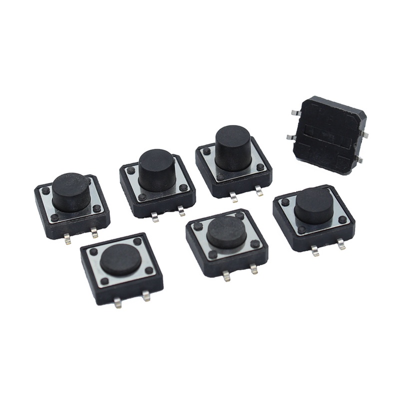 10PCS PCB Tactile Tact Mini Push Button Switch SMD 4pin Micro switch 12 ...