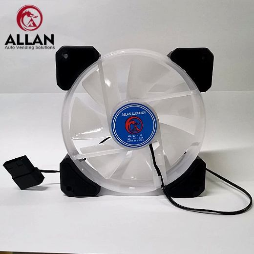 Allan 12cm LED RGB Round Computer Case Cooling Fan Radiator | Shopee ...