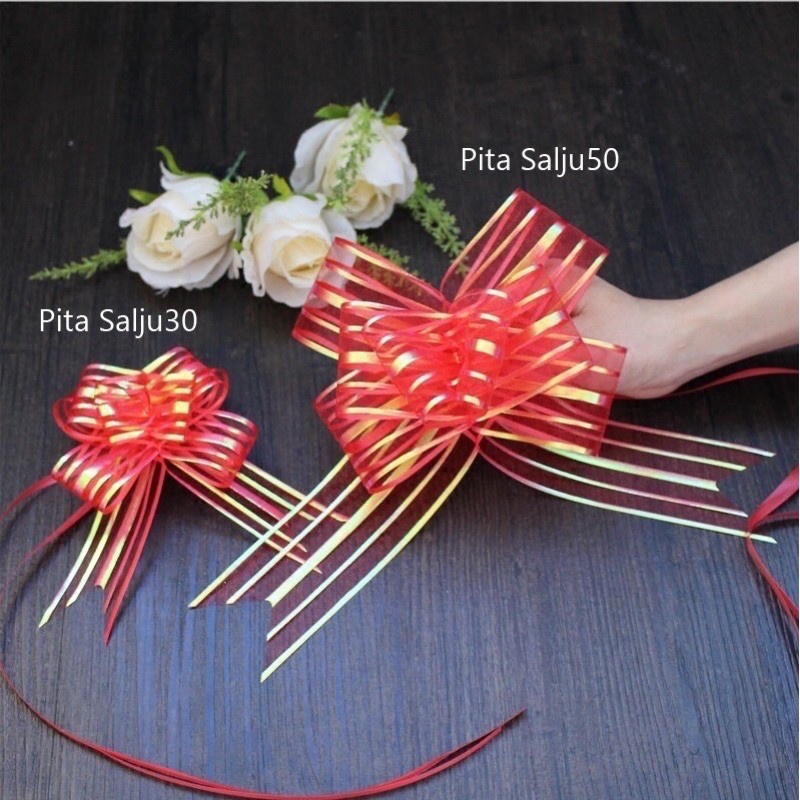 Pull RIBBON DRAWING RIBBON TRANSPARENT LINE GIFT RIBBON DECORATIVE ...