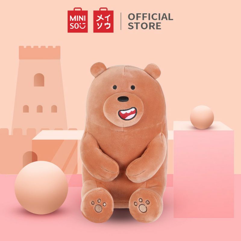 Miniso x We Bare Bears Teddy Bears | Shopee Philippines