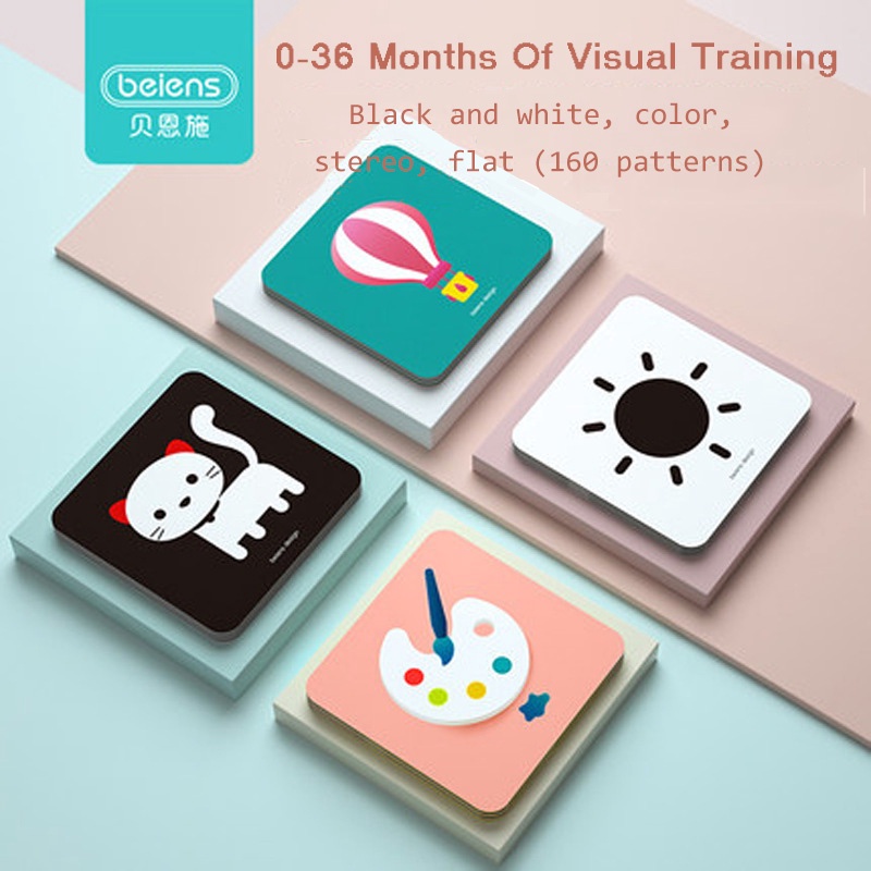 Early childhood education cognitive card Visual development card Visual ...