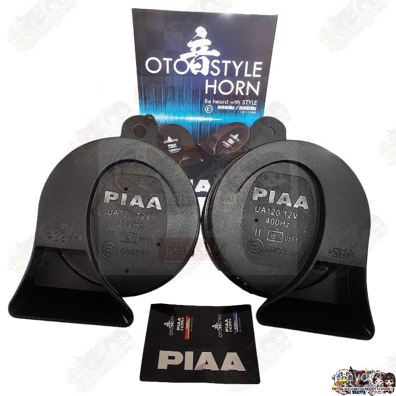LJ Motorcycle PIAA OTO STYLE HORN DUAL LOUD HORN 12V(PAIR) | Shopee Philippines