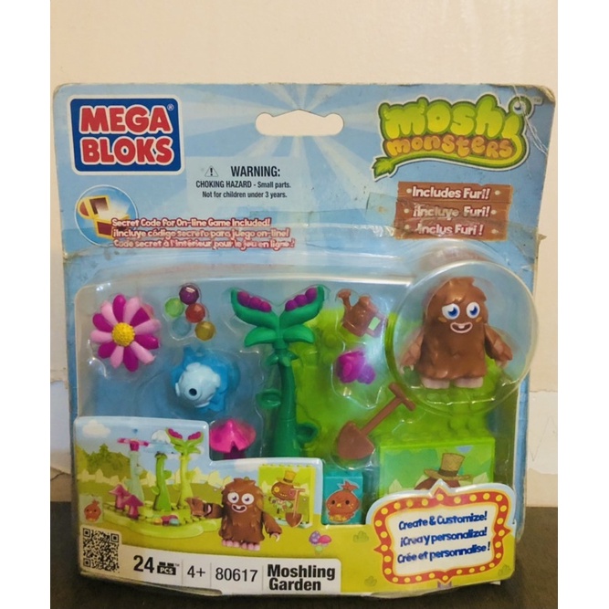 Mega Bloks Moshi Monsters Moshling Garden Set (DENTED Packaging); SRP ...