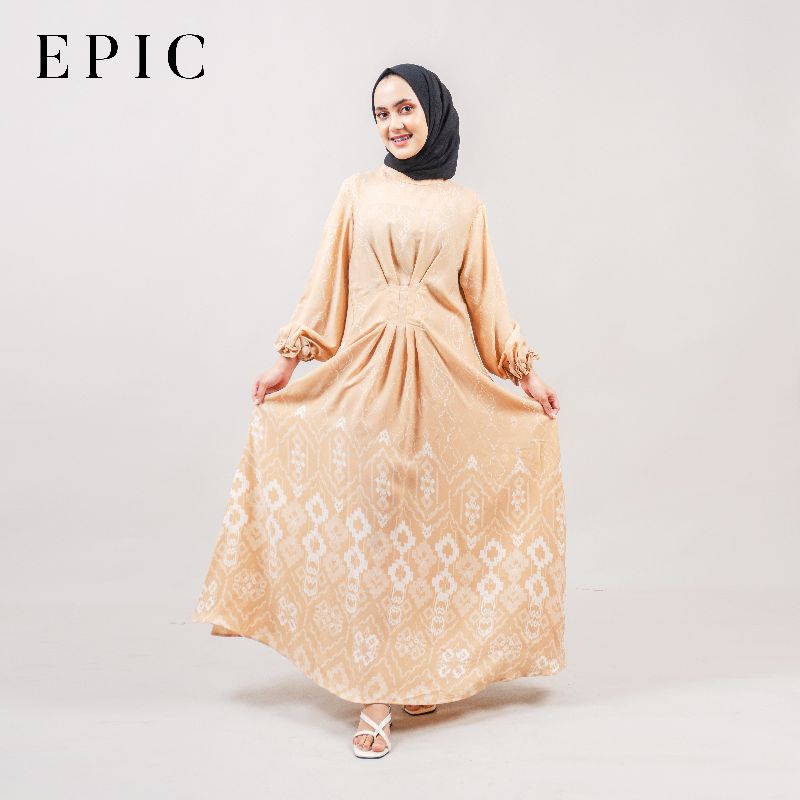 Epic - Feshikha Dress Brown (030201Bw) | Shopee Philippines