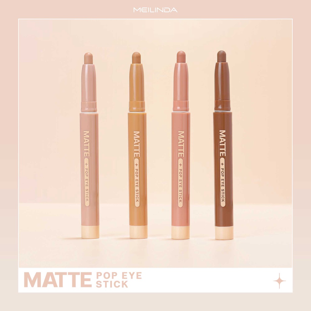 Melinda Eyeshadow MEILINDA MATTE POP EYE STICK (MATTE)(MC3118) | Shopee ...