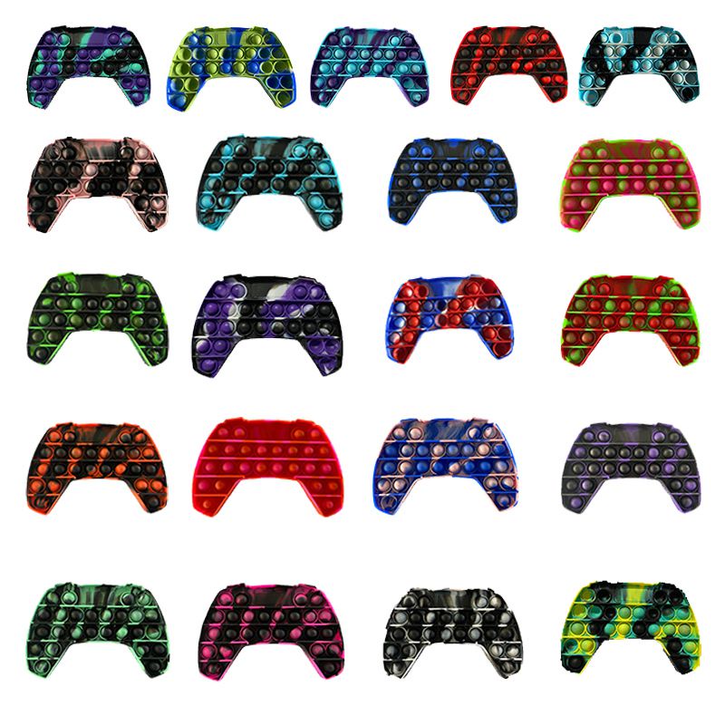 Multi-colored Push Gamepad Bubble Fidget Toy For Experience Sensory ...