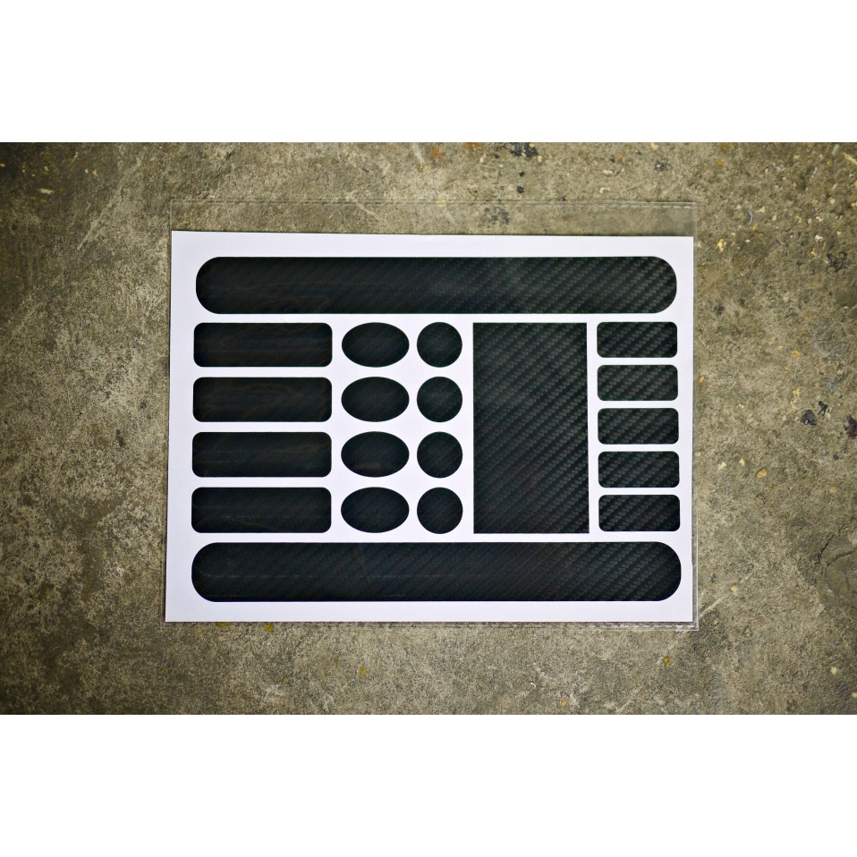 AAB Carbon Design Sticker Protector for Bicycle | Shopee Philippines