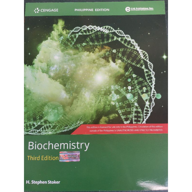 Biochemistry 3rd Edition by Stephen Stoker | Shopee Philippines
