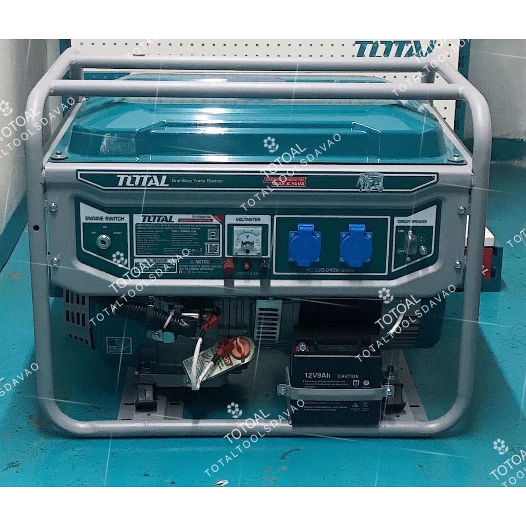 TOTAL Gasoline generator 6.5KVA TP1650015P | Shopee Philippines