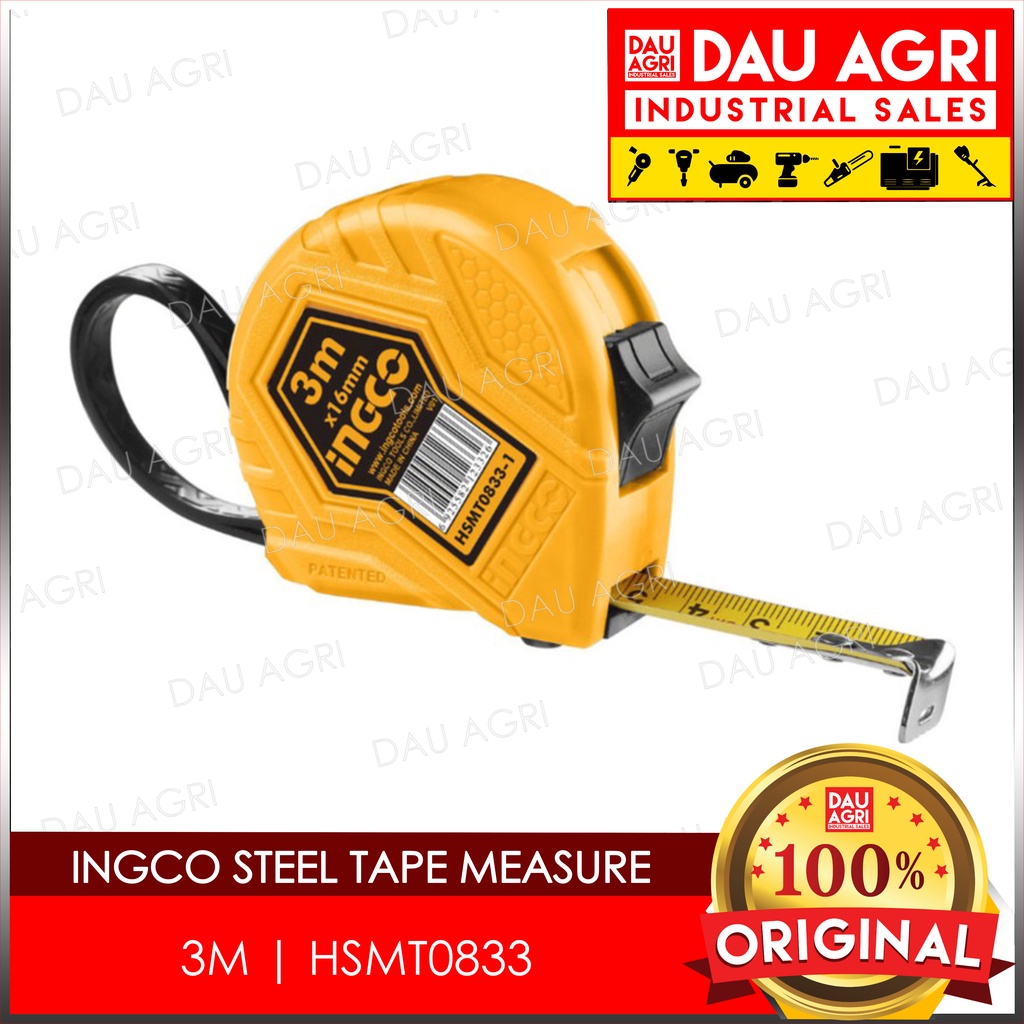 Ingco Steel Measuring Tape 3m HSMT0833 | Shopee Philippines