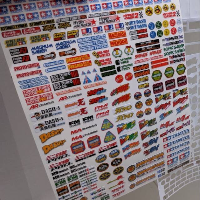 Tamiya Mini 4wd Mini Collection Sticker | Shopee Philippines