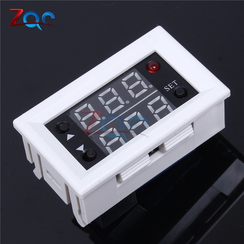 Mini 12v 20a Digital LED Dual Display Timer Relay Module timing delay ...