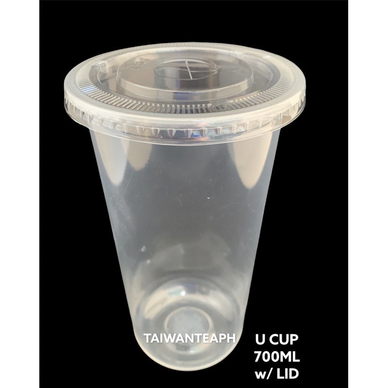 Plastic Cup U PP Cup 95 MM Disposable Plastic Cups/Milk Tea Cups/Juice ...
