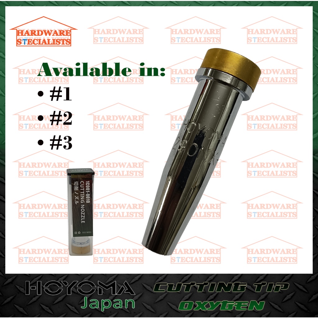 Hoyoma Oxygen Cutting Tip #1, #2, #3 or #4 Original Authentic | Shopee ...