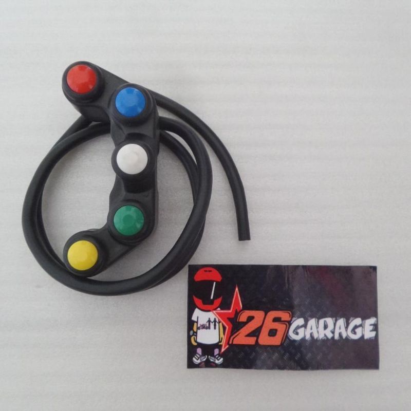 TOMBOL 5-button Switch Universal 5-button Switch Holder | Shopee ...