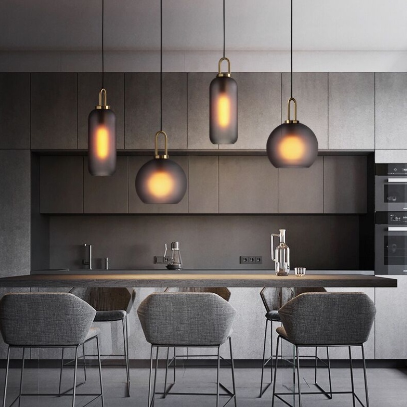 Nordic Modern Minimalist Restaurant Industrial Wind Chandelier Designer ...
