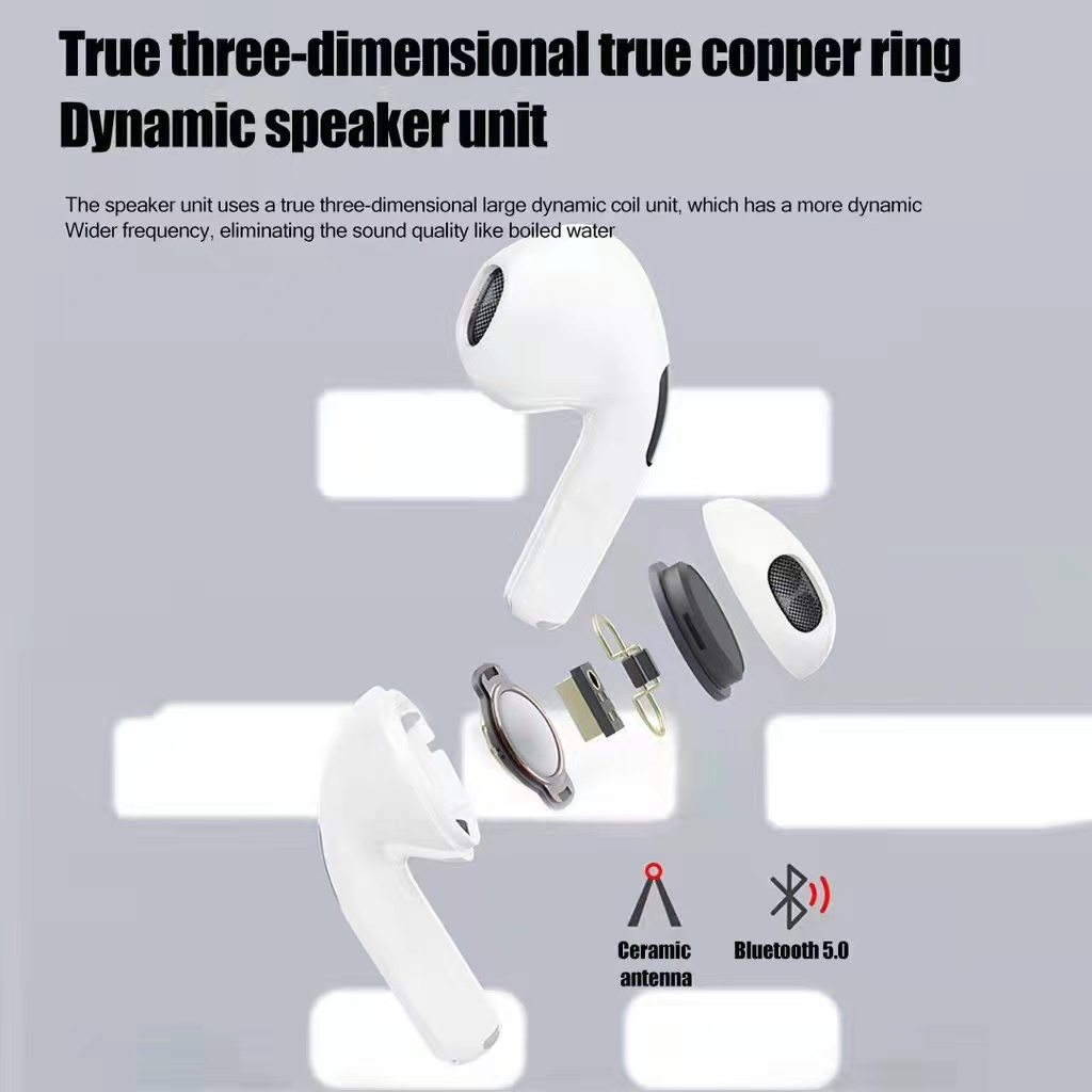 Pro6 TWS Bluetooth Earbuds Wireless Bluetooth Earphone Touch Control 9d Stereo Headset Build-in ...