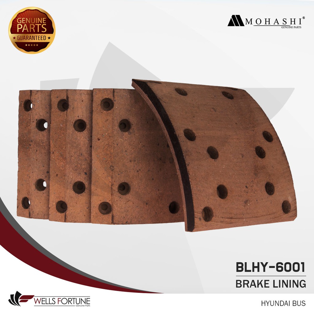 HYUNDAI BUS MOHASHI BRAKE LINING (8PCS/1SET) | Shopee Philippines