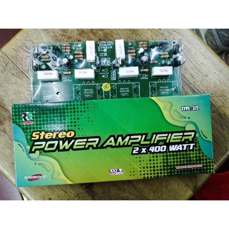 Sanken Stereo Safari Power Amplifier Driver Kit 2X400 Watt | Shopee ...
