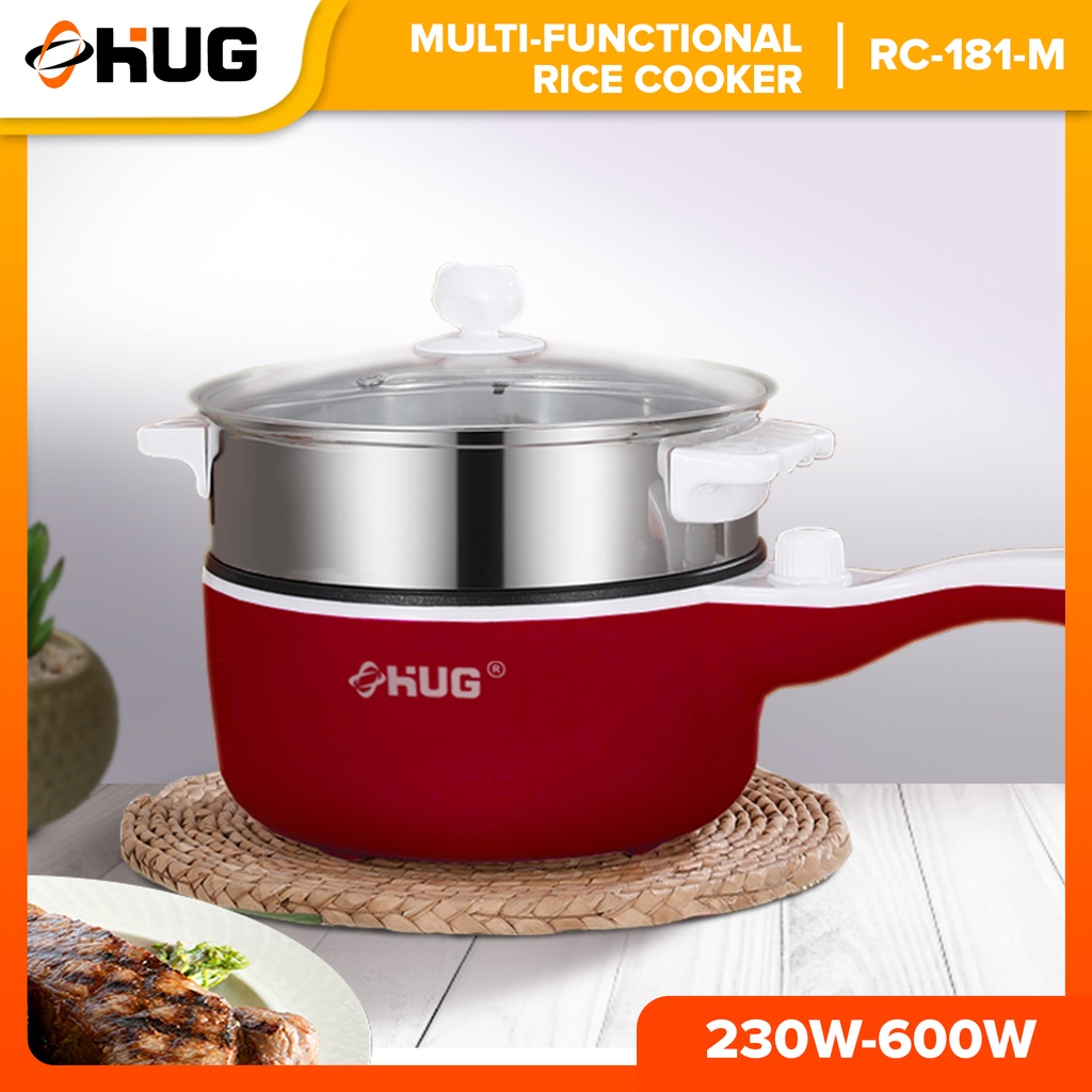 Hug Rc-181M 1.8 Liter Multifunctional Non-Stick Electric Steamer Rice ...