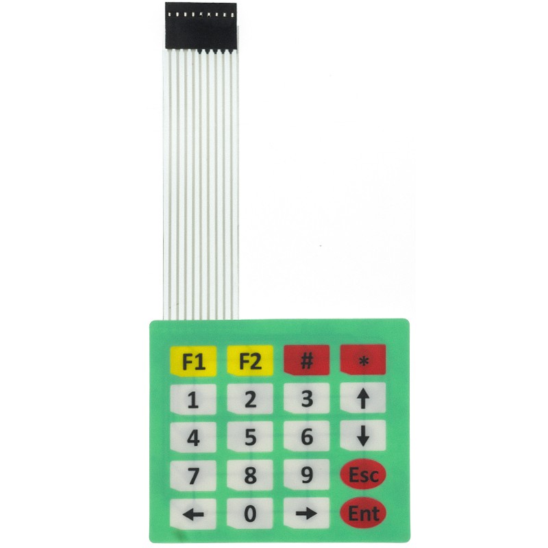 4 12 16 20 Key Button Membrane Switch 1x4 3x4 4x4 4x5 Keys Matrix Array ...