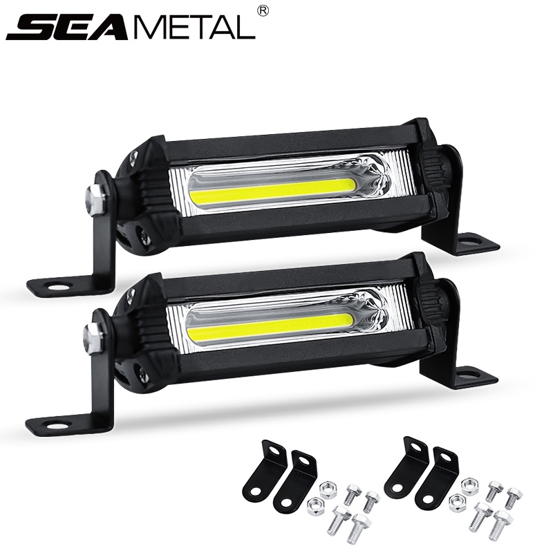 SEAMETAL 12V LED Car Work Lights Universal Light Bar for Car Tractors ...