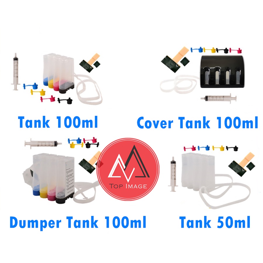 50ml 100ml tank Hp Ciss kit for 4colors printers Ciss tank continuous ...