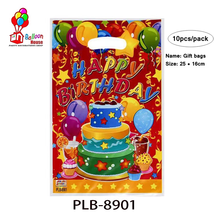 10PCS Happy Party Loot bag Factory Direct Children's Birthday Party ...