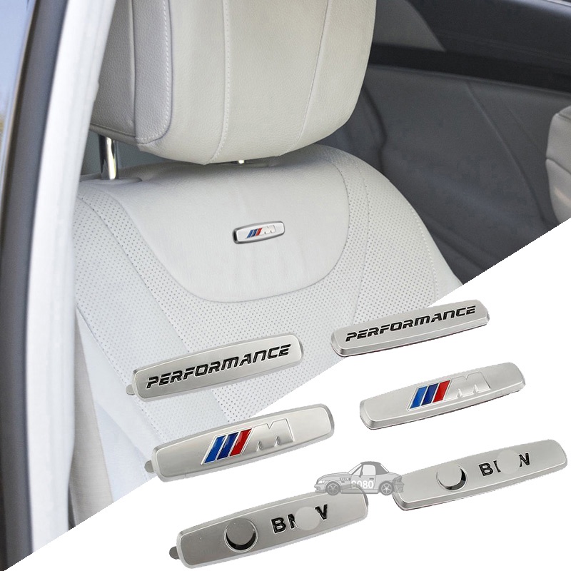 1PC Modified Metal Car Seat Label Sticker Auto Chair Emblem Decorative ...