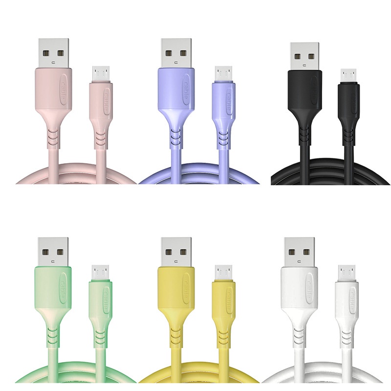 Fast Charger Liquid silicone USB Charger Extra Long Cable for / Android ...