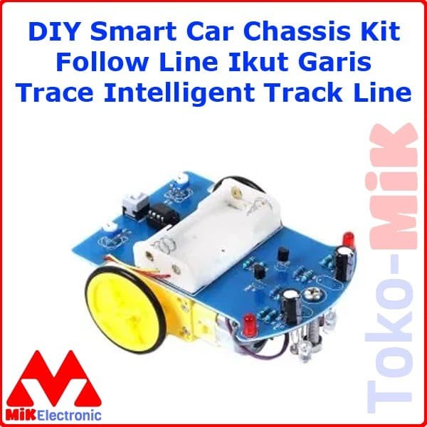 DIY SMART CAR TRACKING TRACING LINE (TRACK FOLLOW LINE IKUTI LINE ...