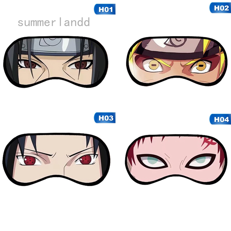 Anime Naruto Sasuke Sakura sleeping eye mask tracel accessory | Shopee ...