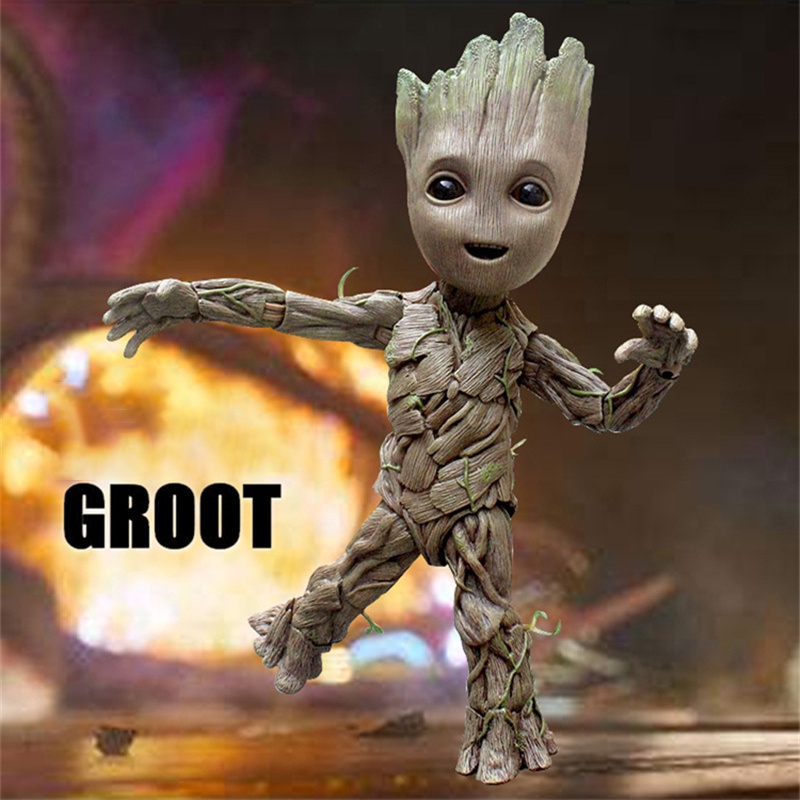 Groot Life-Size 1:1 Action Figure Hot Toys Guardians of The Galaxy Vol ...